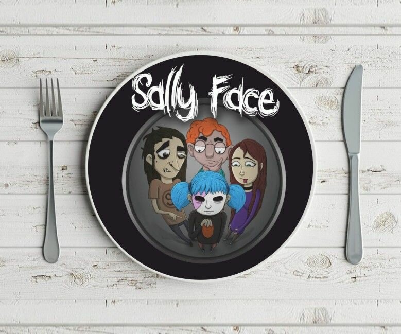 Тарелка Sally Face, Салли Фейс №19
