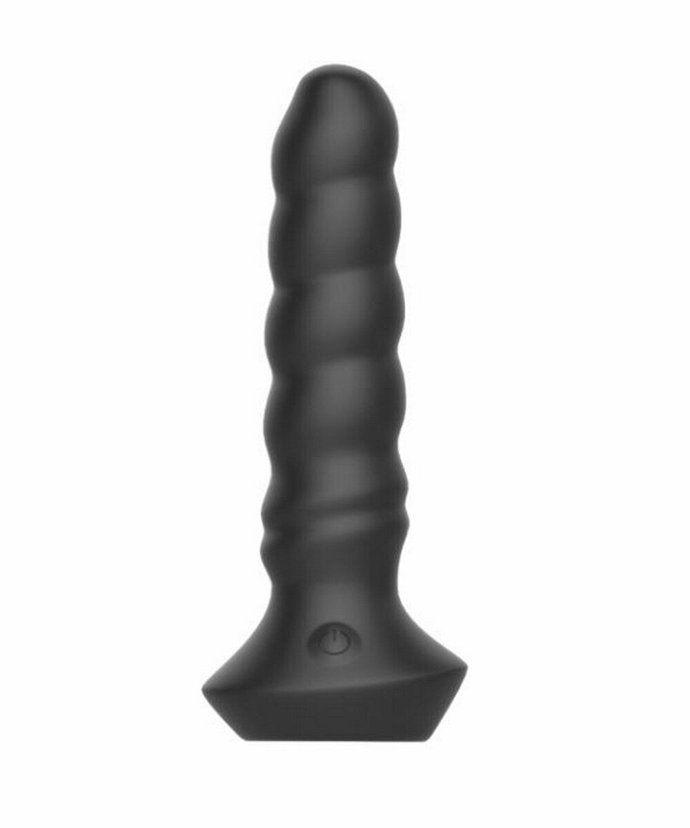 Вибратор Erozon Undulating Vibrator №02, силикон, мультискоростной, перезаряжаемый, черный