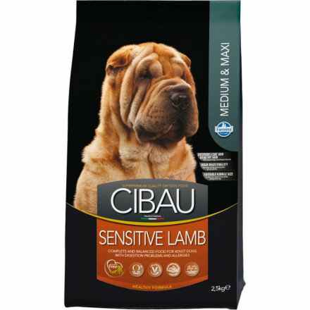 CIBAU sensitive ягненок medium/maxi 2,5 кг
