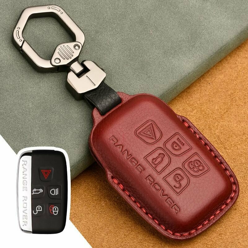 Чехол кожаный для смарт ключа Land Rover (Range Rover)