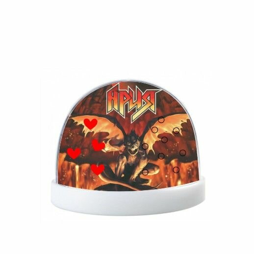 Водяной шар Ария №2, Блестки-сердечки