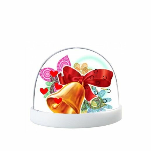 Водяной шар Выпускной №10, Блестки-сердечки