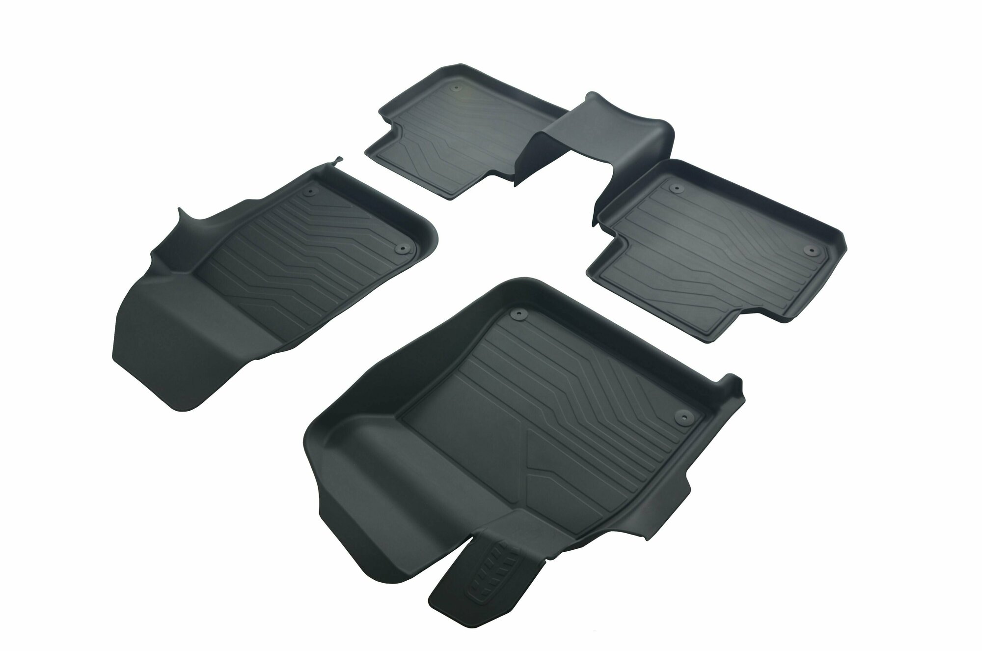 Коврики для салона резиновые SRTK 3D LUX для Volkswagen Touareg III (2018-)