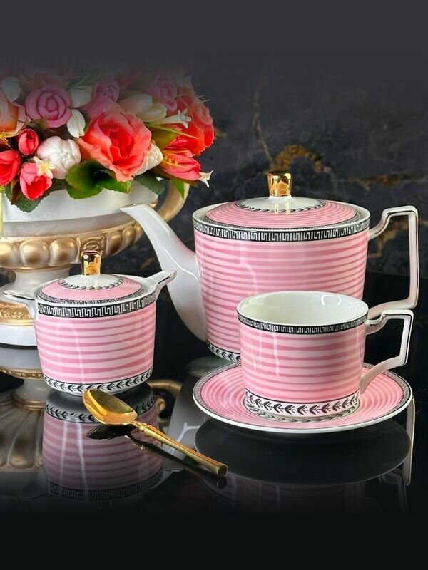 Чайный сервиз Lenardi, фарфор, 14 предметов