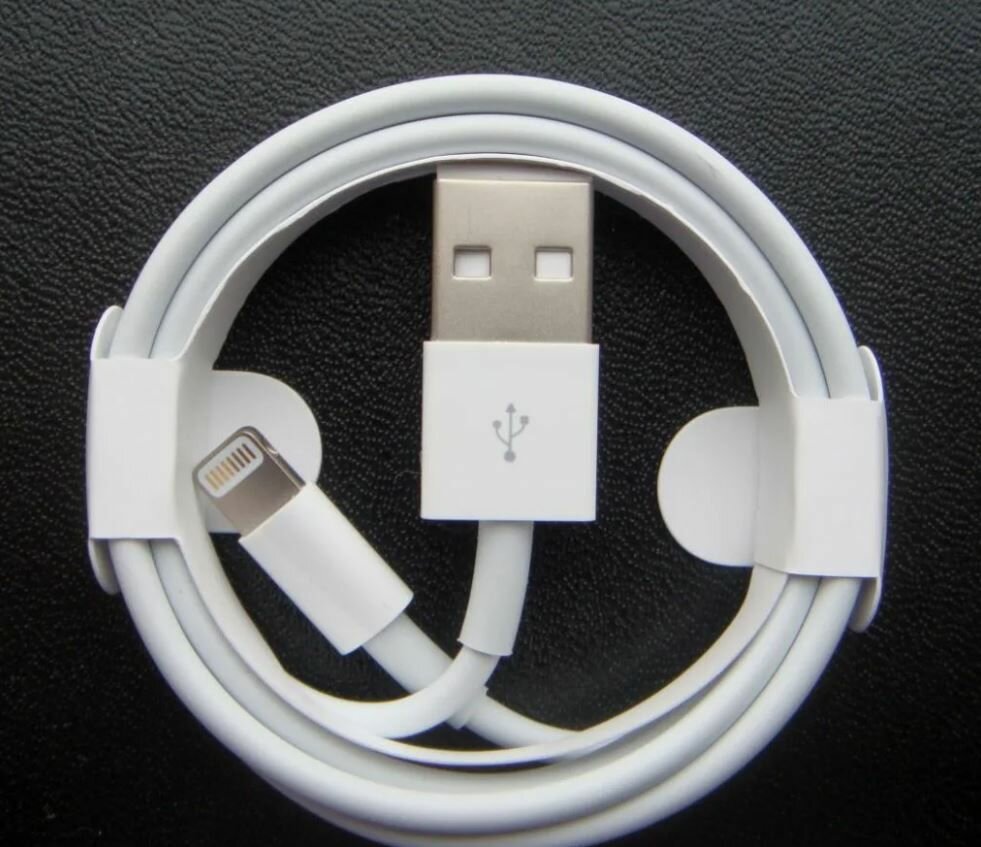 Кабель USB-Lightning (1м) для iPhone, iPod, iPad, AirPods