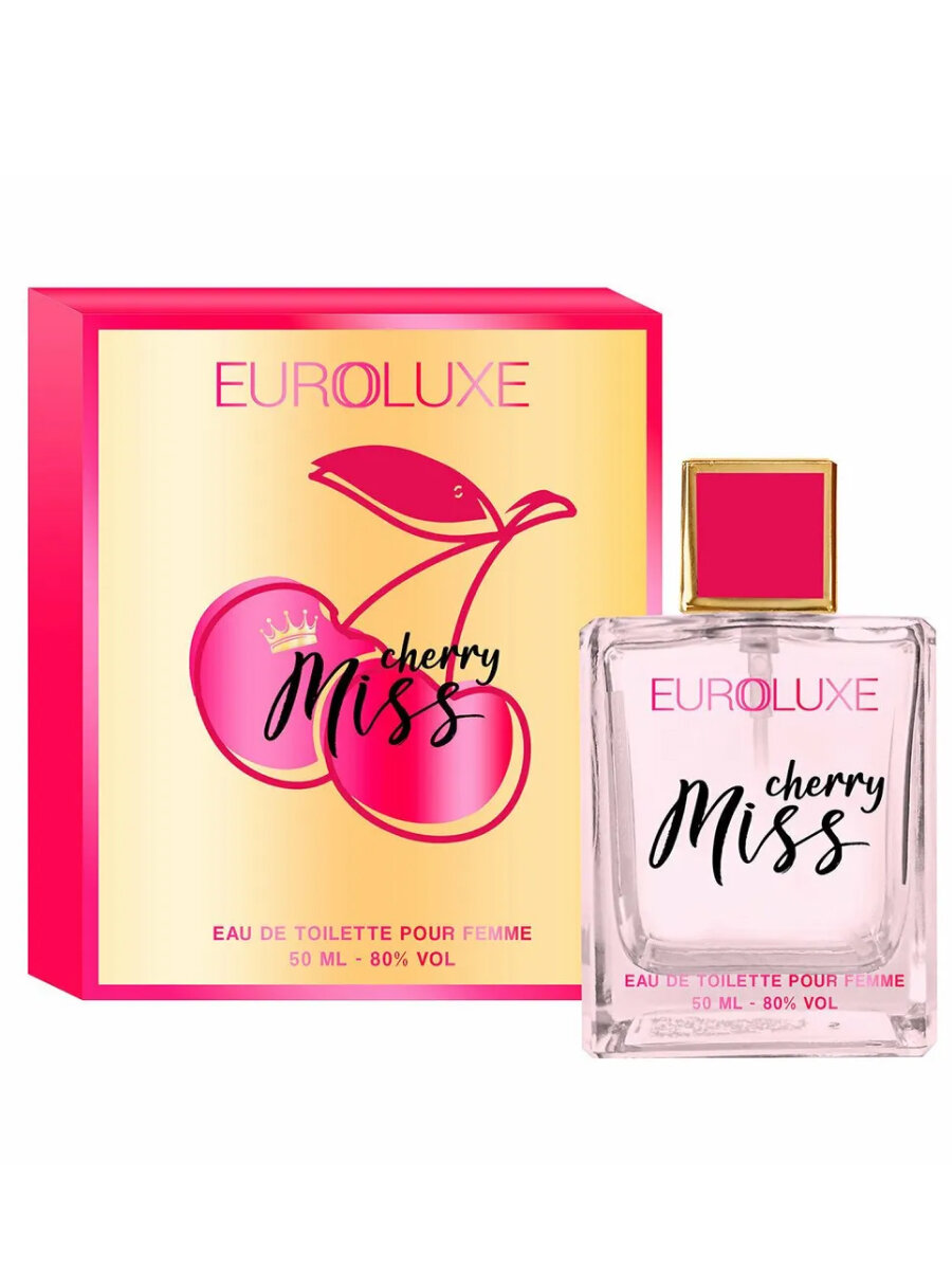 Euroluxe/Туалетная вода Miss cherry женская 50 мл/ Парфюм женский