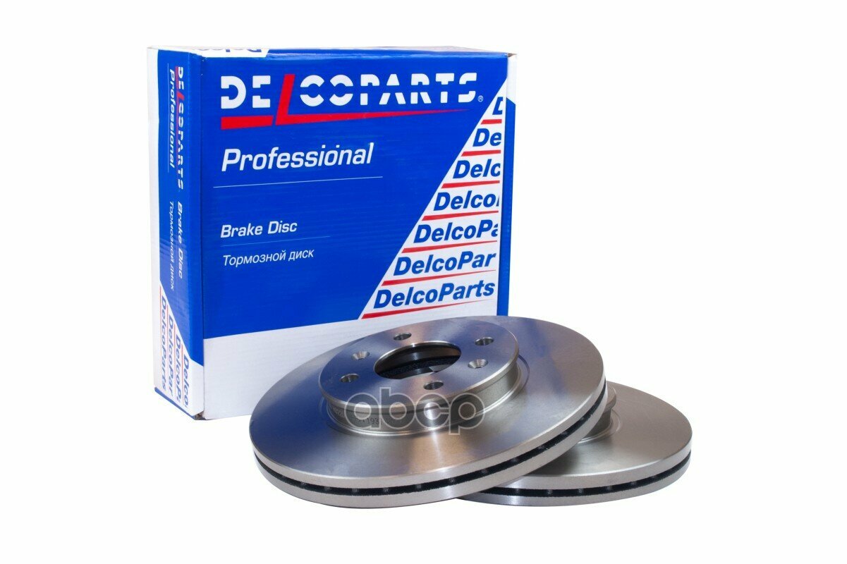 Диск тормозной HYUNDAI SOLARIS 10-/KIA RIO III 11- передний D 256мм. DelcoParts арт. 19374517