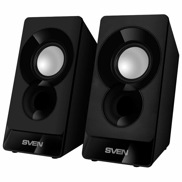 Акустическая система SVEN 300 2.0 черный 6Вт