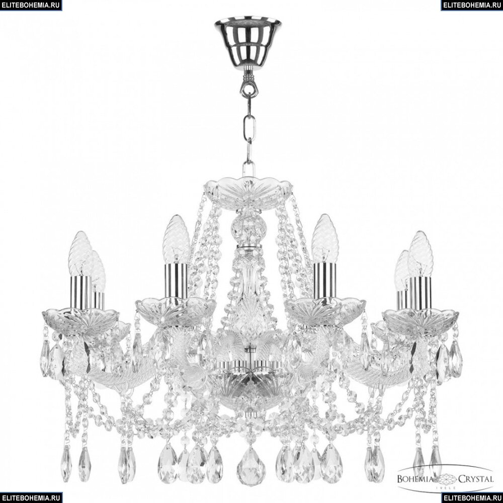 107/8/200 Ni Подвесная люстра Bohemia Ivele Crystal, 107