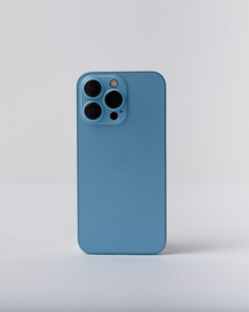 Чехол ультратонкий K-DOO Air Skin для iPhone 14 Pro Max голубой