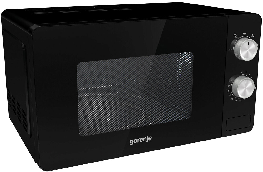 СВЧ-печь Gorenje MO20E1B BLACK 20 л, 800 Вт