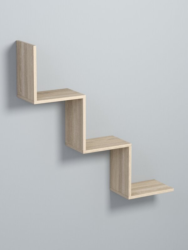 Полка настенная "вайб" №19, Дуб Сонома. Производитель товара - компания Westcom.