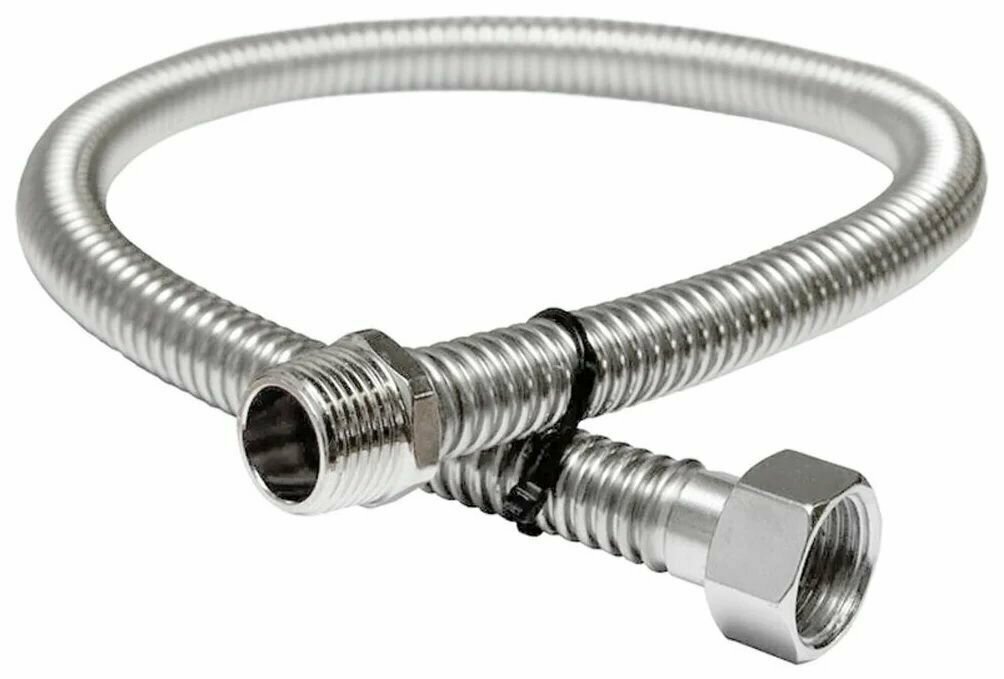 Подводка гибкая для газа сильфонного типа, 1/2 В/Н, 100 см