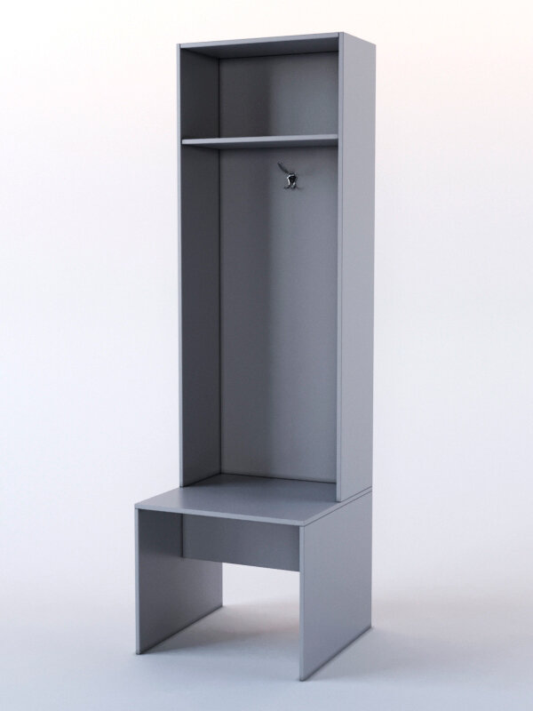 Шкаф для раздевалок "спорт" №1, Серый. Производитель товара - компания Westcom.