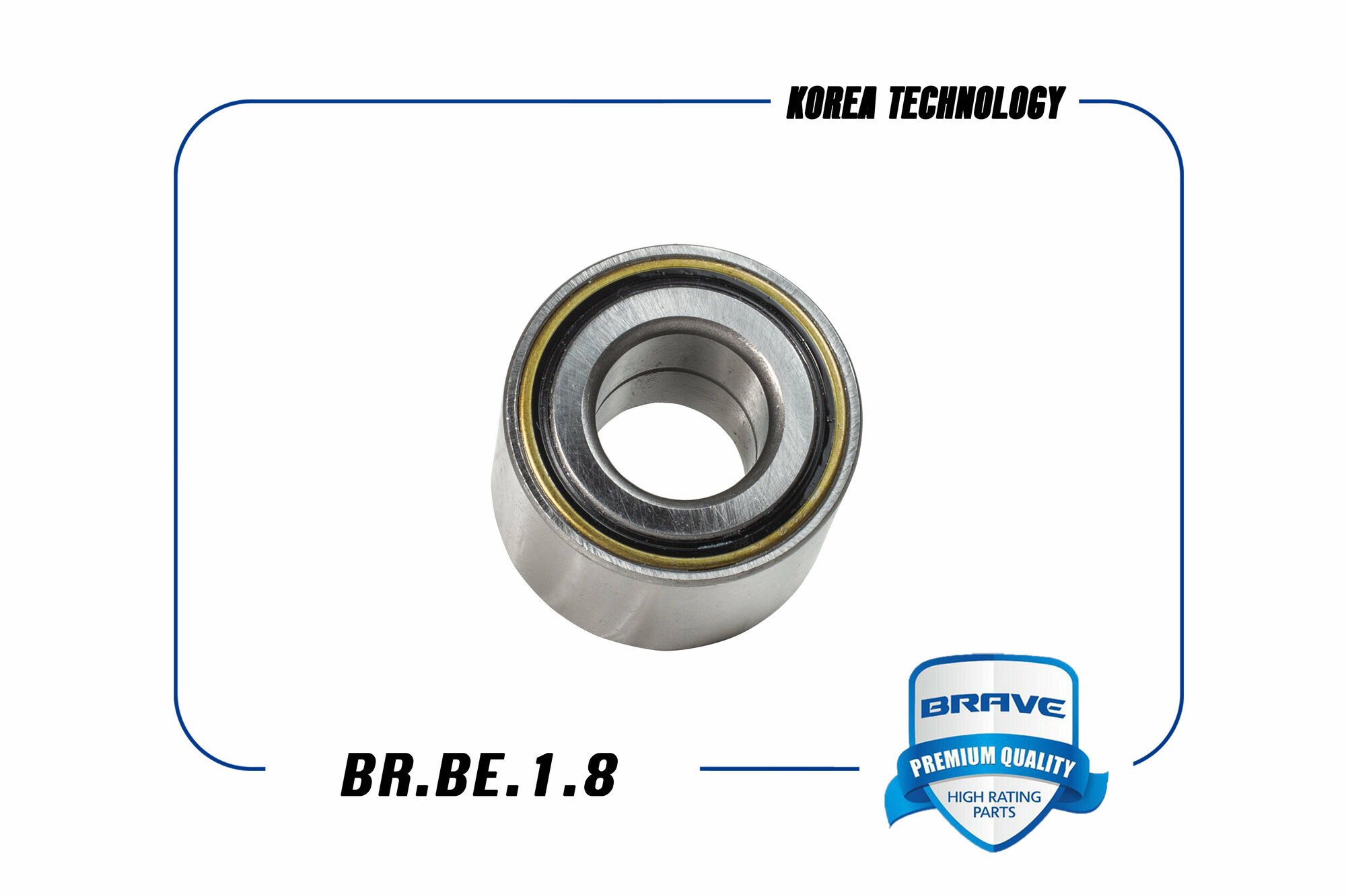 Подшипник ступицы Chevrolet Aveo (T200, T250) 03-12, Spark (M300) 10- задней Brave