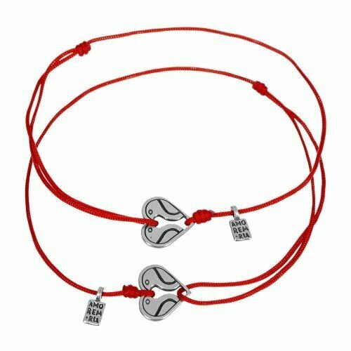 Набор браслетов, серебро, 925 проба