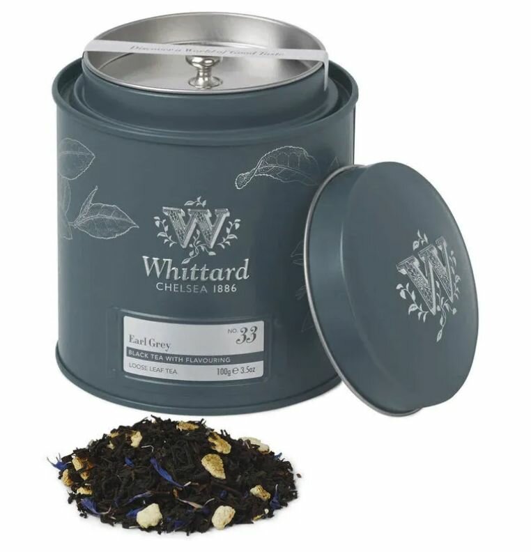 Листовой чай Whittard Chelsea 1886 Earl Grey, 3 x 100г