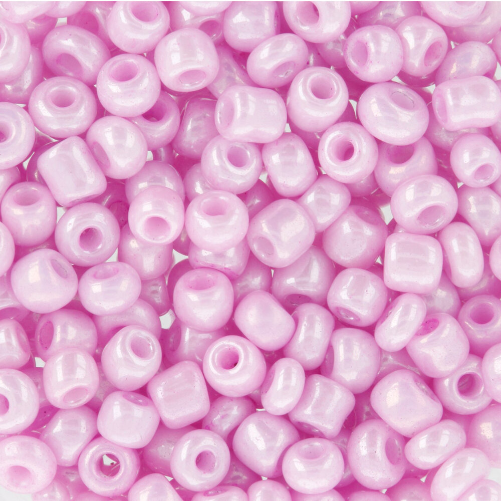 Бисер "Zlatka" круглый GR 08/0 10 г №0978 св. сиреневый