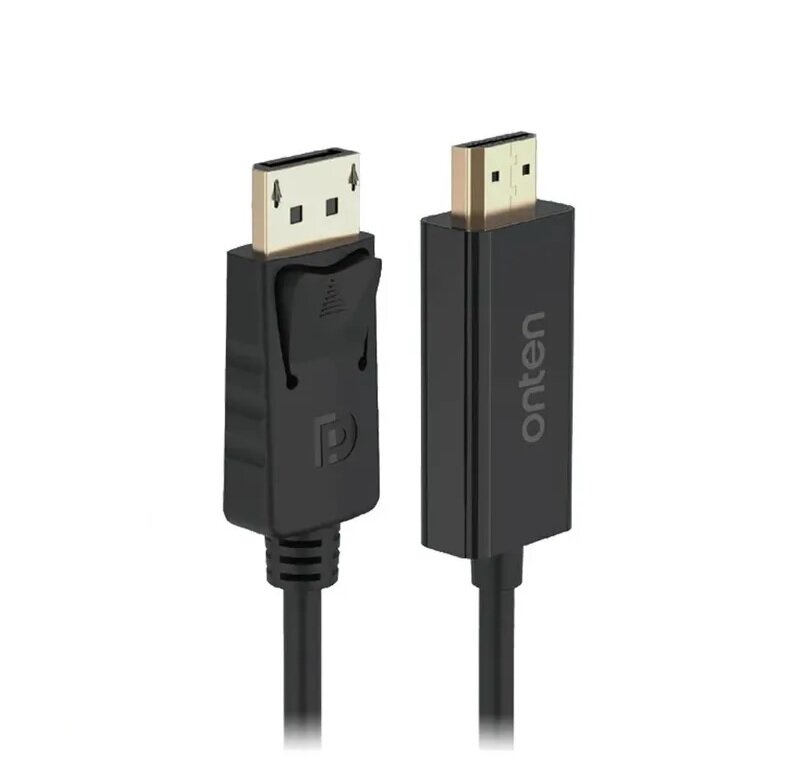 Onten/Кабель для мониторов DisplayPort - HDMI (DP302) 1.8м черный