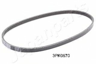 Ремень поликлиновой Japanparts DV-3PK0670