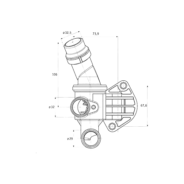 ERA 350288 (06F121111F) термостат Audi (Ауди) / VW 2.0fsi / 2.0tfsi 03-