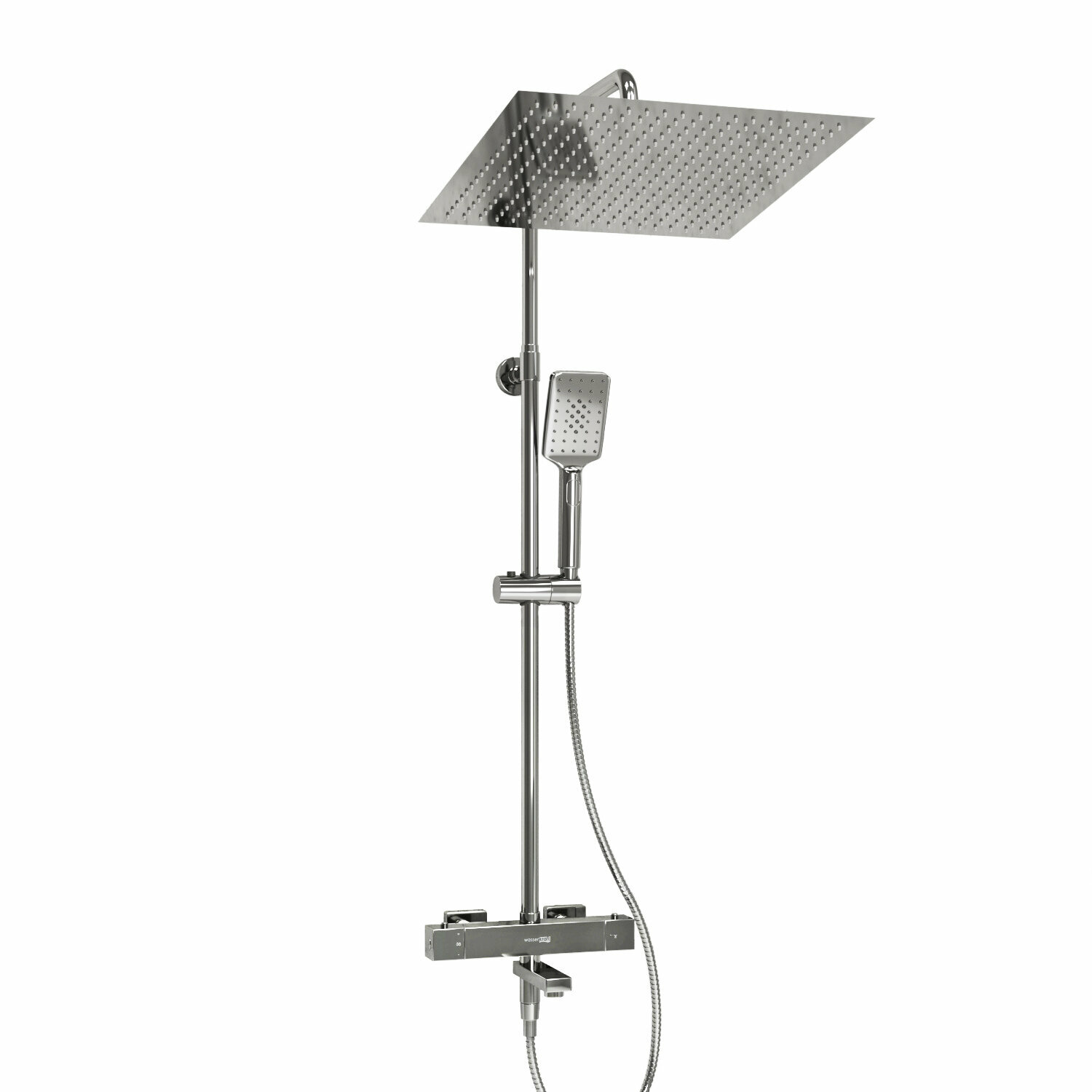 Душевая система для ванны WasserKRAFT (A199.119.126.010. CH Thermo) с термостатом