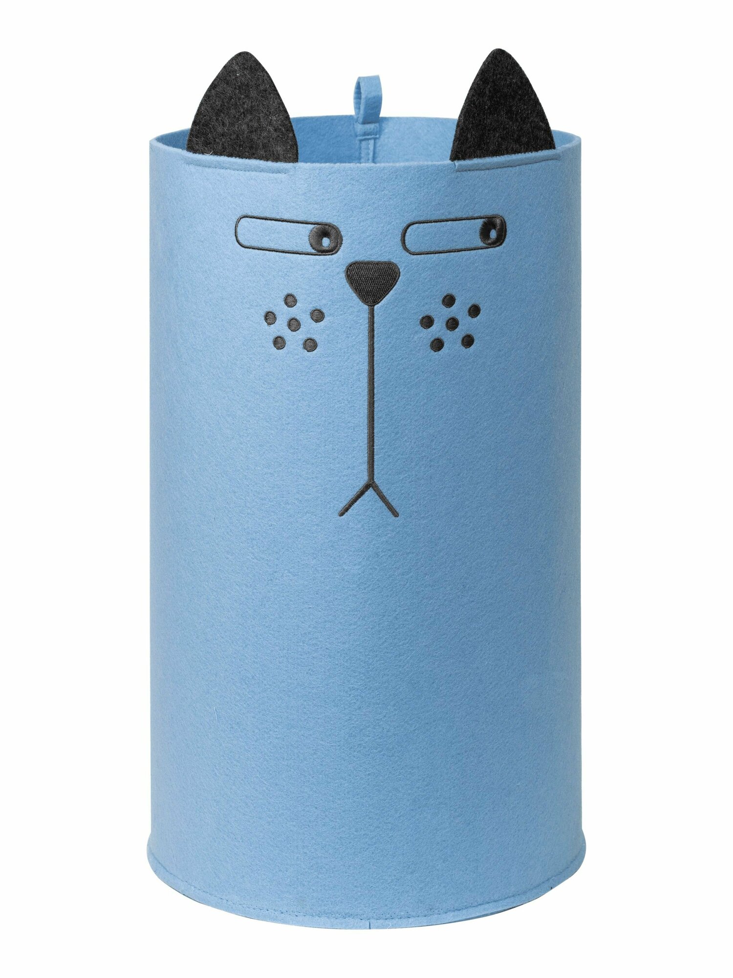Органайзер для хранения Корзинка FUNNY Котяра 30х30х48см. 29л голубого цвета