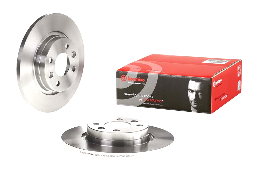 BREMBO 08. A268.10 (08A26810 / 08A26811 / 0986479164) диск тормозной передн dacia: logan 04-, logan mcv 07-, renault: (Комплект 2 штуки)