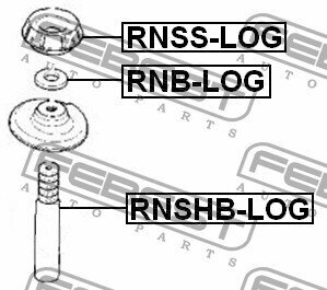 Опора передн. амортиз. RENAULT LOGAN 05, RNSSLOG FEBEST RNSS-LOG