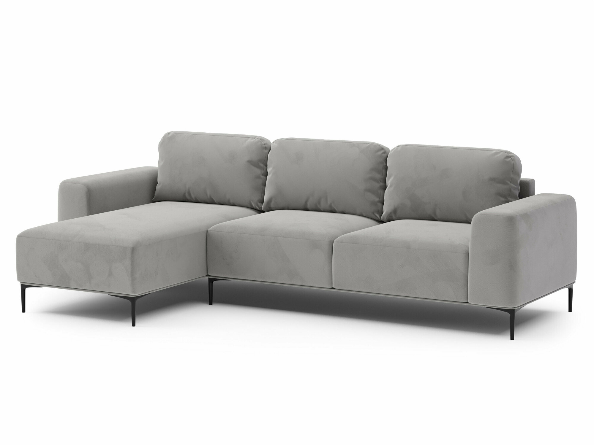 Угловой диван-кровать Уют Мебель "Угол Харисон", механизм пантограф, с ящиком д/белья, велюр, стиль лофт.