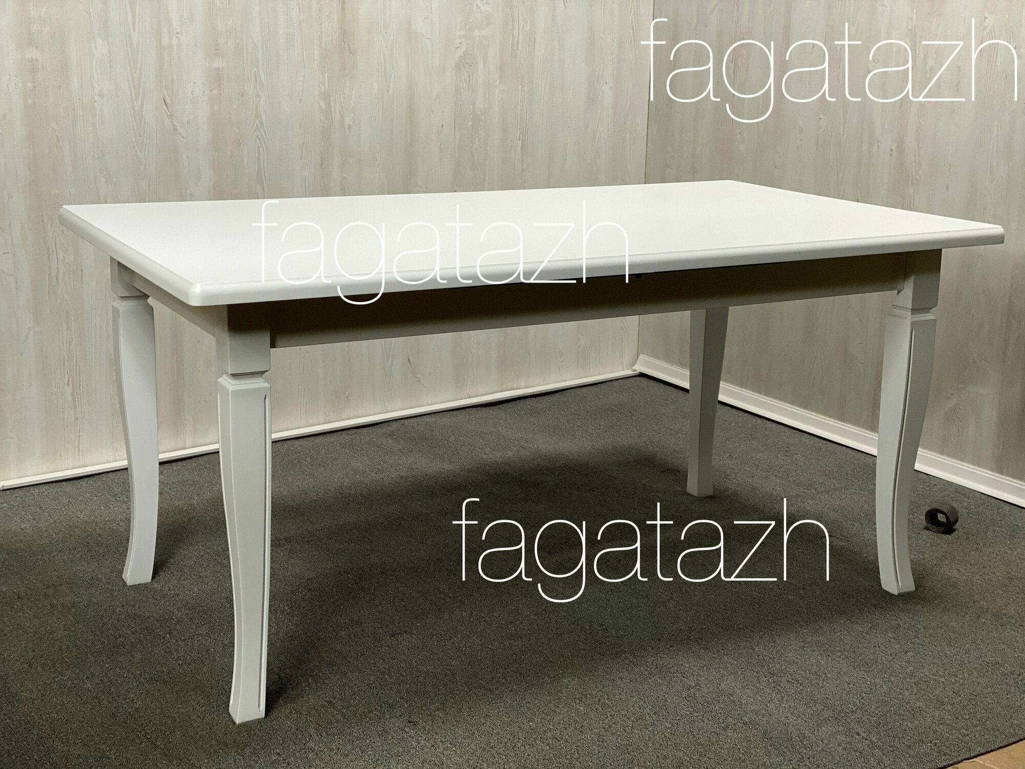 Стол обеденный, кухонный стол раздвижной прямоугольный 190/98+50см