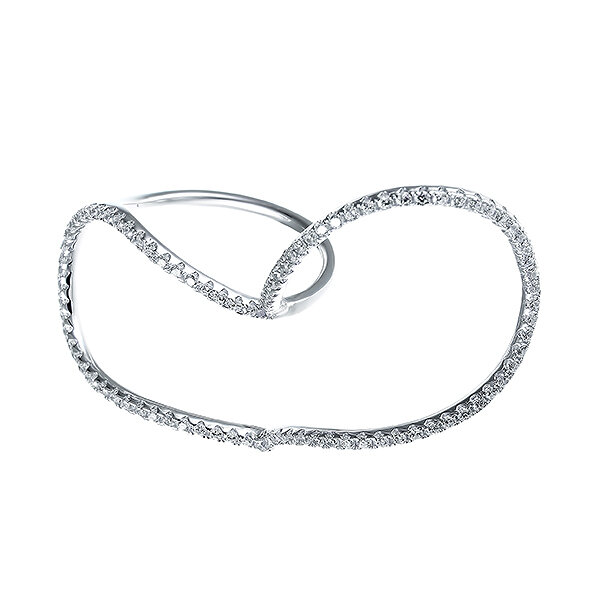 Кольцо, серебро, 925 проба, фианит