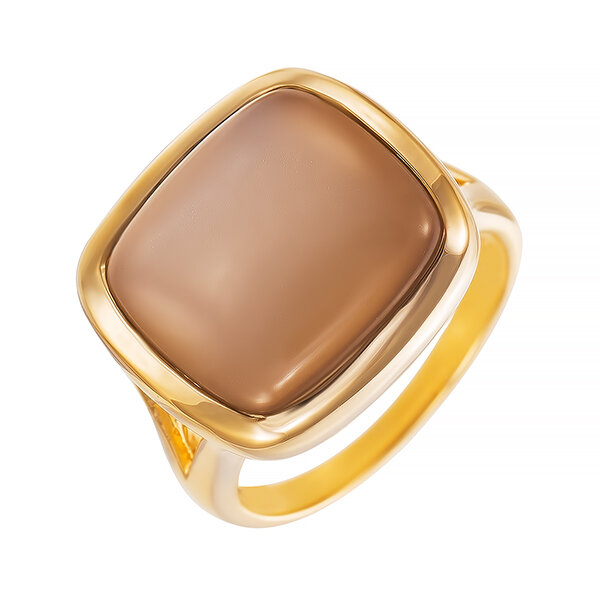 Кольцо, серебро, 925 проба, лунный камень