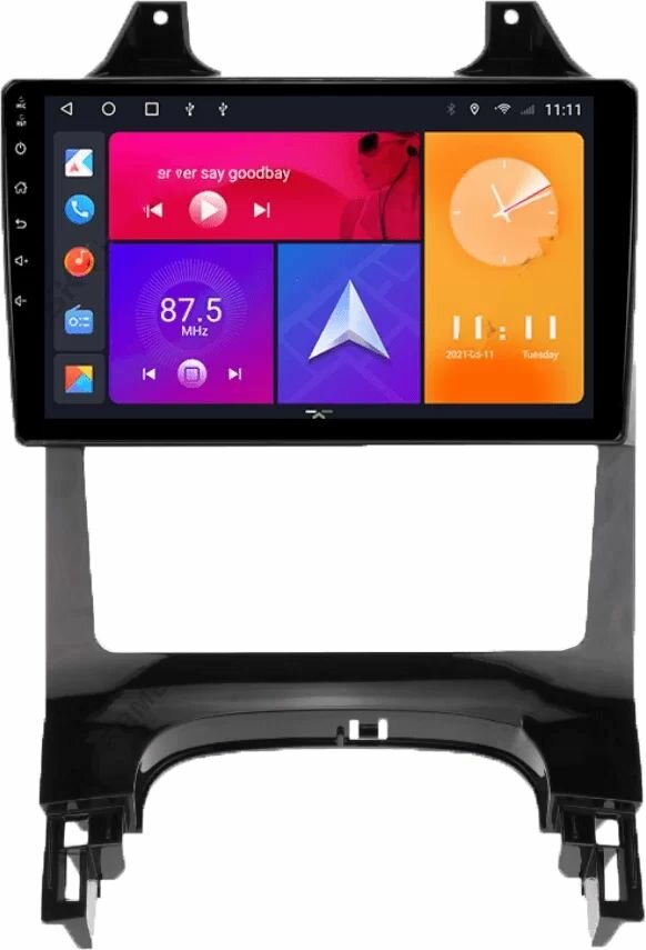 Автомагнитола с рамкой 2 din 9 дюймов для Peugeot 3008 2008-2015 / Android 6Gb+128Gb / GPS / Поддержка сим-карты / Встроенные кулер охлаждения