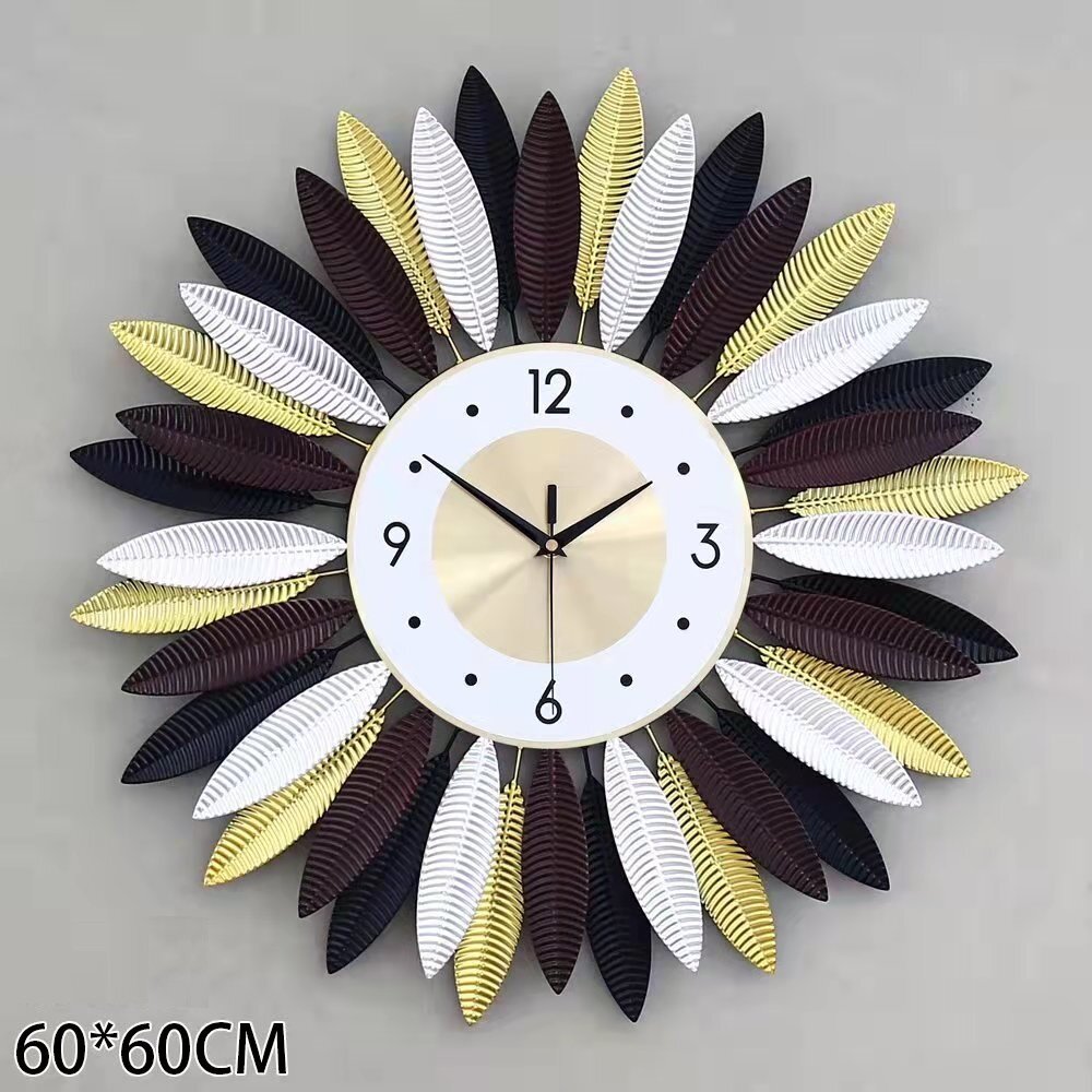 Настенные часы Лофт, панно из металла, 60см