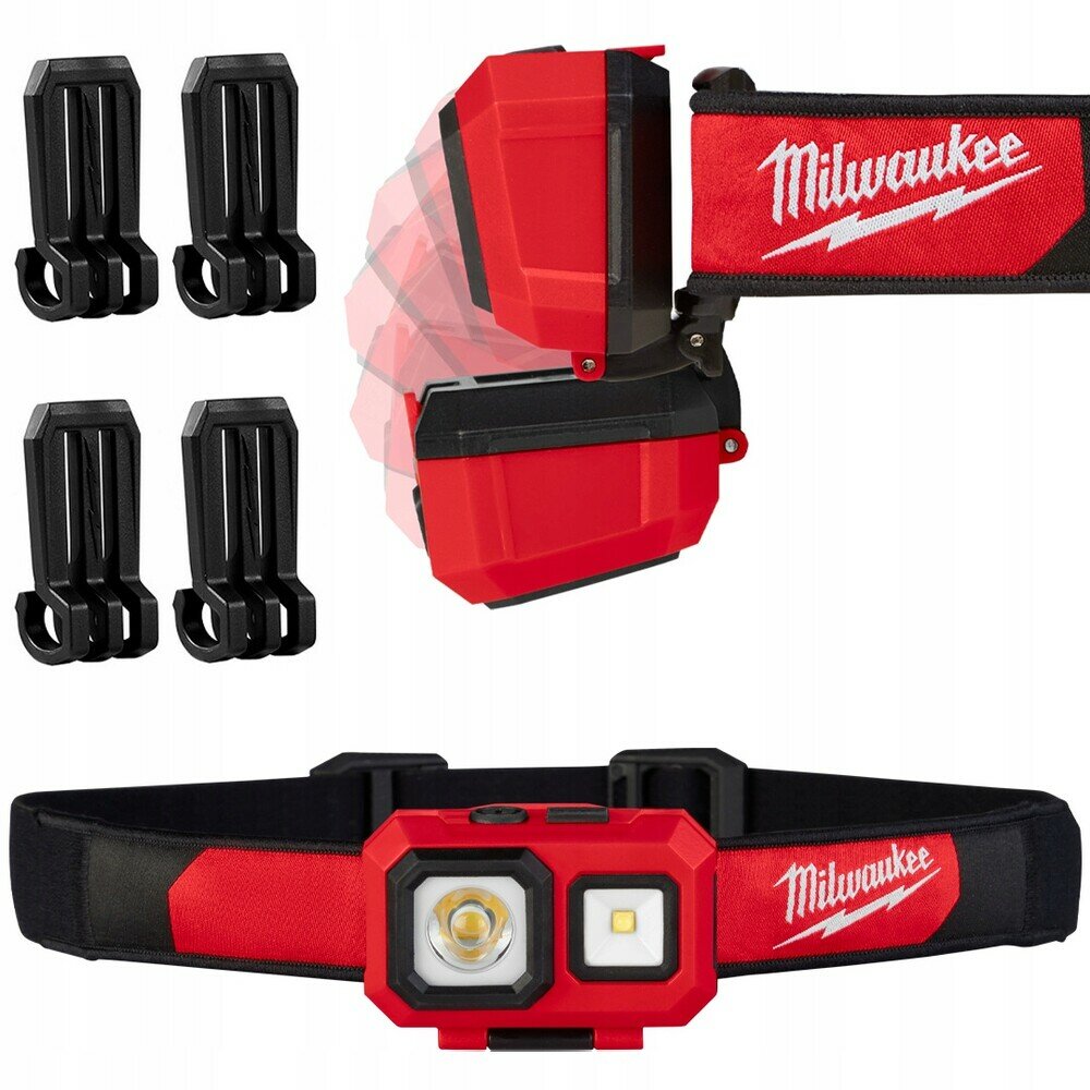 Фонарь налобный на батарейках Milwaukee HL-SF 4933471388
