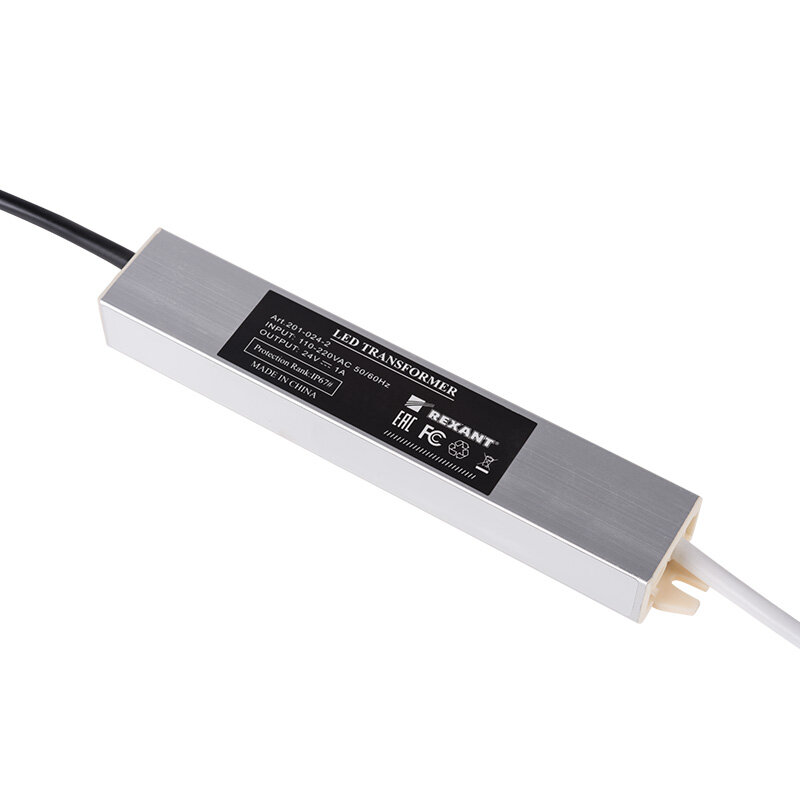 Neon-Night Источник питания 24В, 24Вт с проводами, влагозащищенный IP67