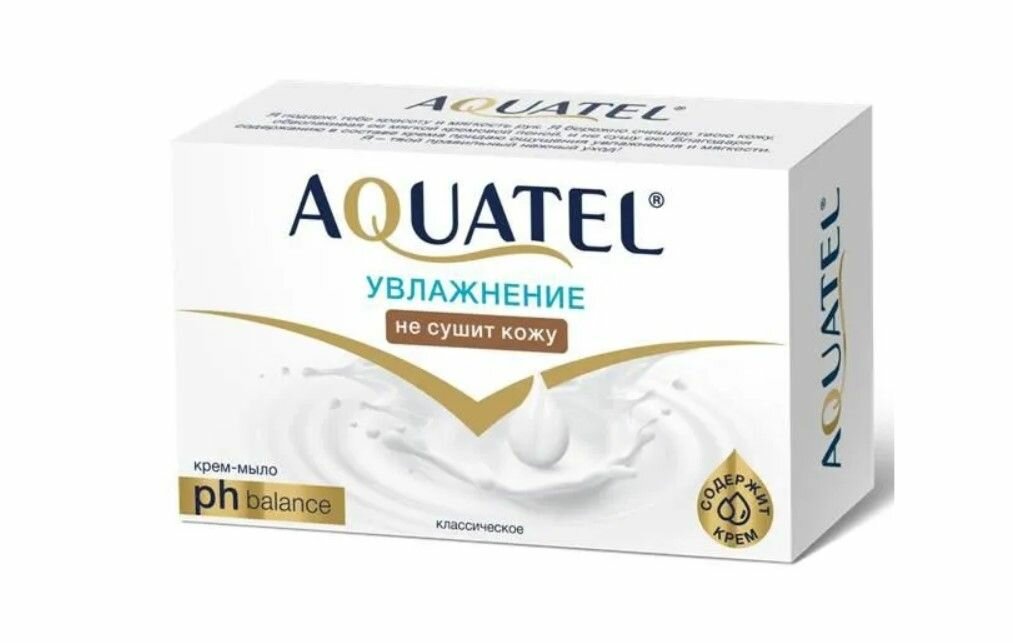 Aquatel Крем-мыло твердое Классическое 90 гр