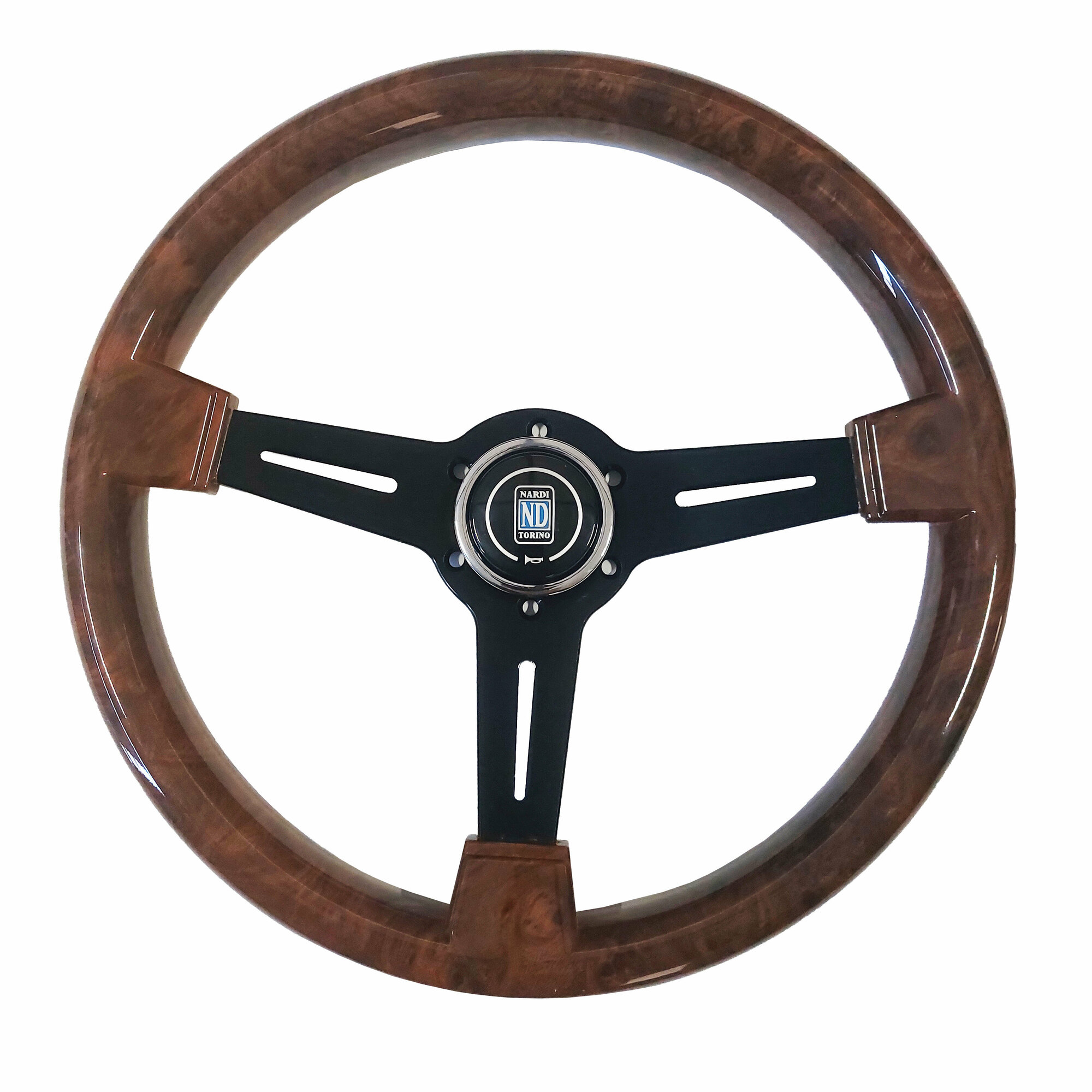 Руль автомобильный спортивный 8906 черный