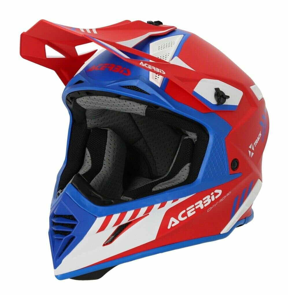 Мотошлем кроссовый взрослый Acerbis X-TRACK MIPS 22-06 Red/Blue, S