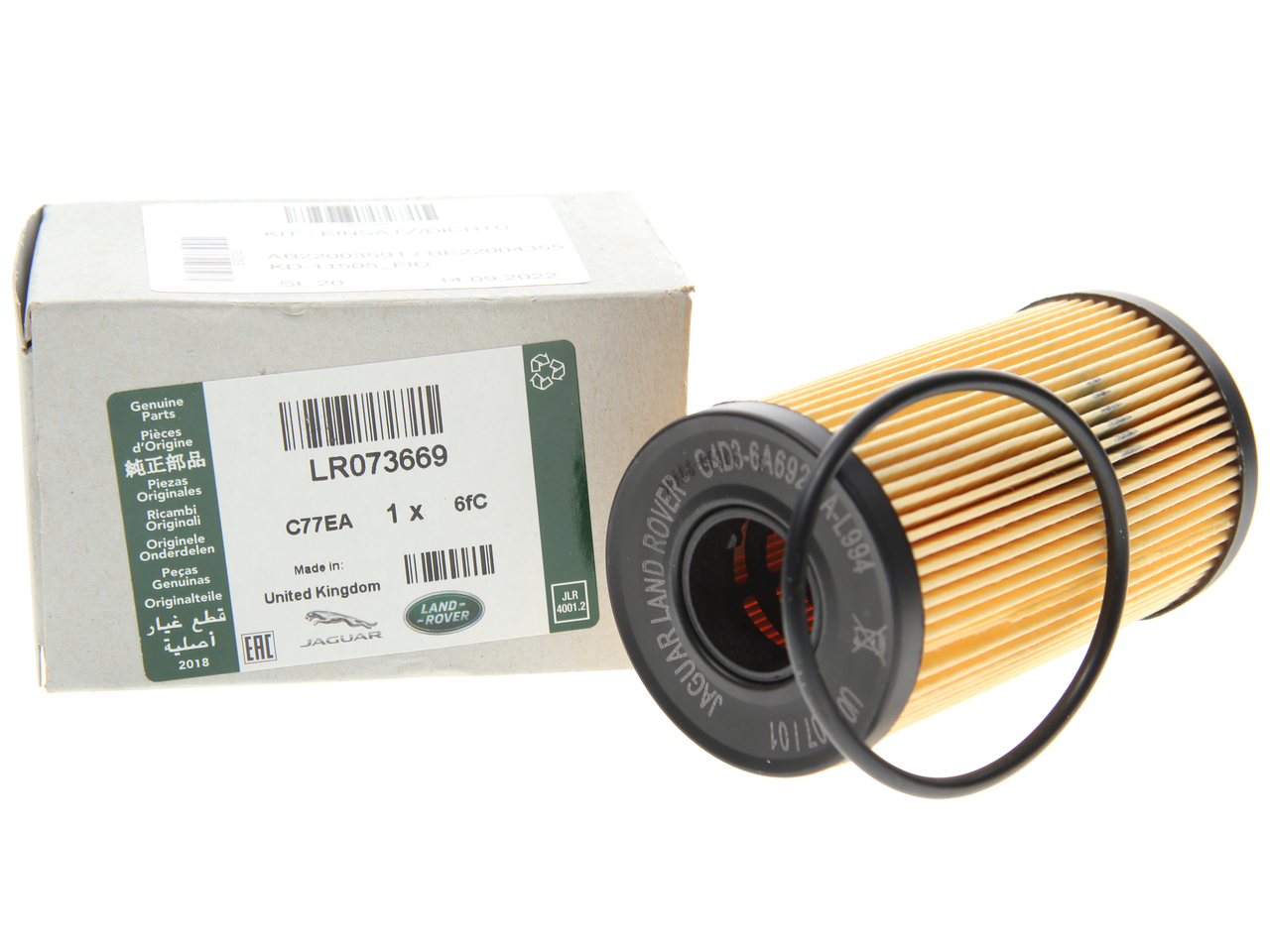 Фильтр масляный LAND ROVER Range Rover Sport OE