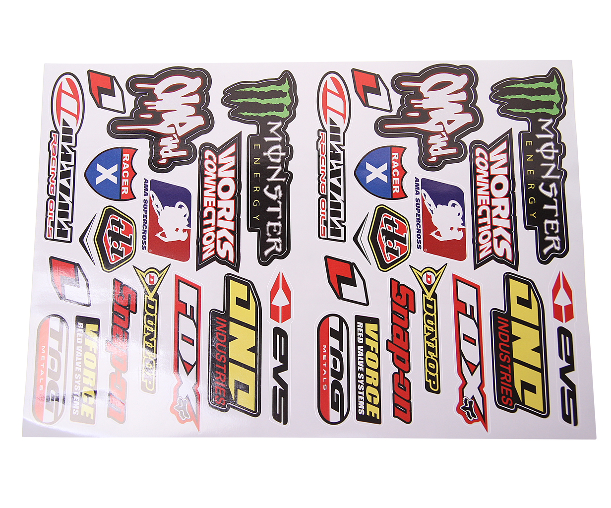 Наклейка виниловая вырезанная "MAXIMA racing" 25х35см в наборе полноцветная AUTOSTICKERS