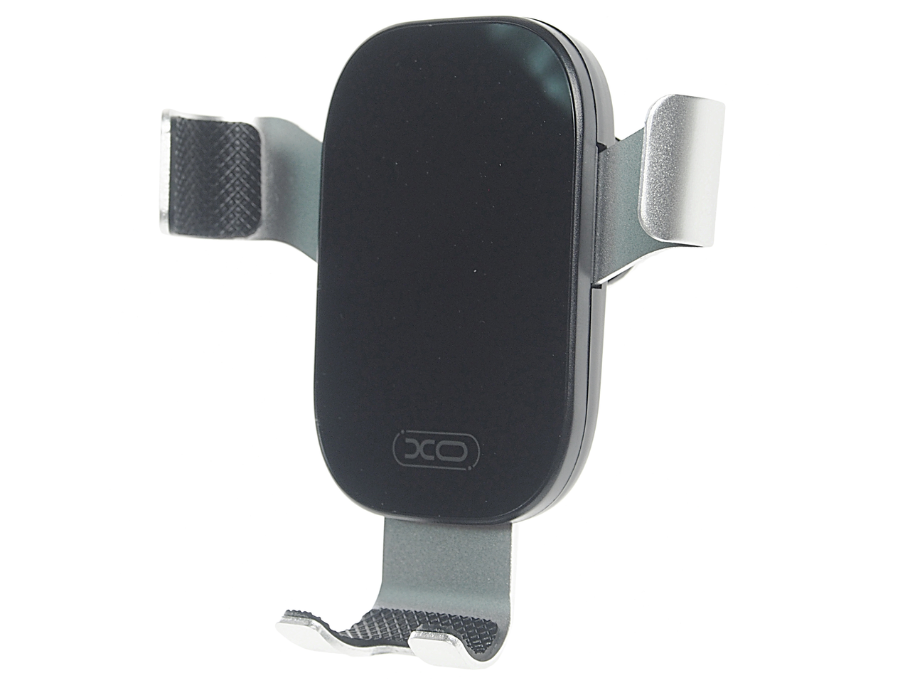 Держатель телефона на дефлектор серебристый XO
