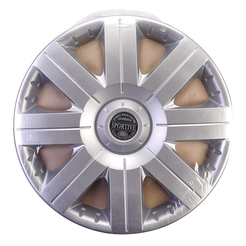 Колпак колеса R-14 серый спортив комплект 4шт.