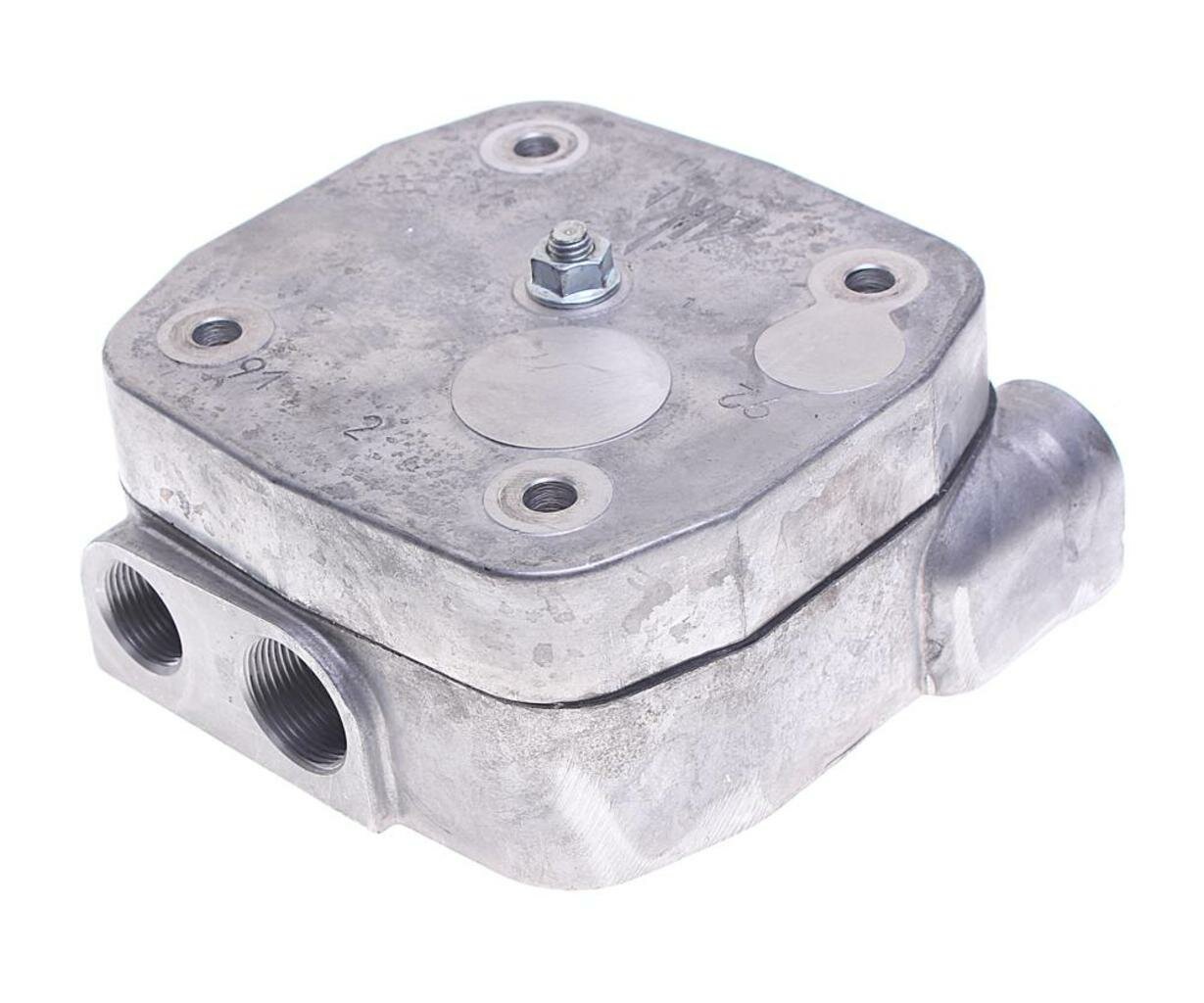 Головка блока компрессора КАМАЗ одноцилиндрового с крышкой в сборе айк-мото