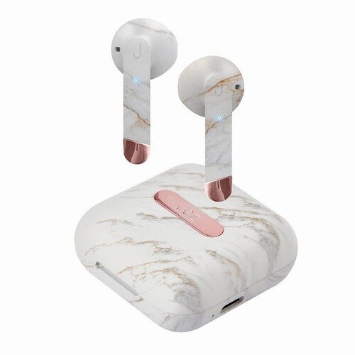 Sbs-mobile SBS Mobile наушники TWS Jaz Hoox Marble, мраморно-белые