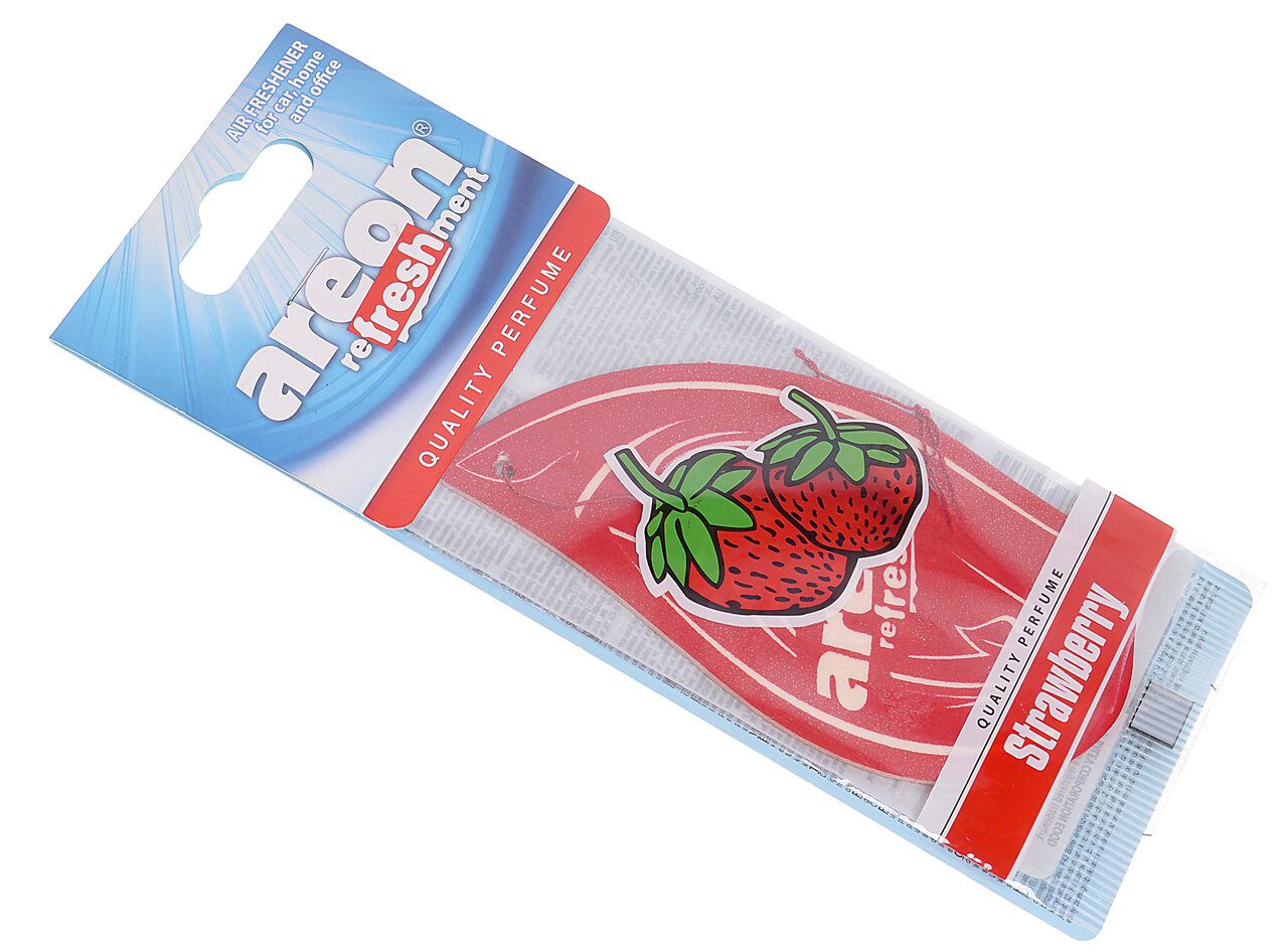 Ароматизатор подвесной пластина (клубника) Refreshment Airplane AREON