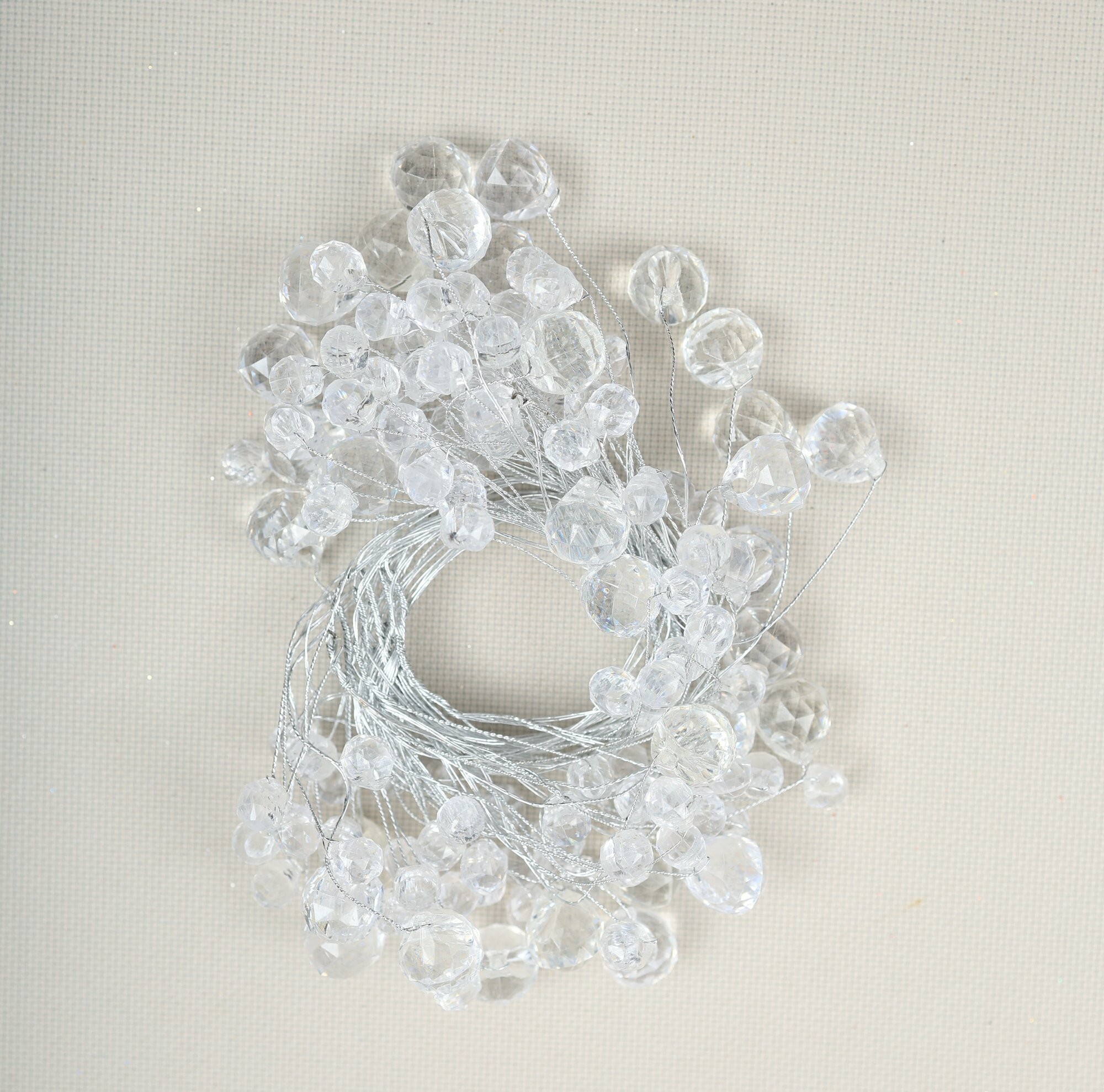 Гирлянда их хрустальных шариков 3 м