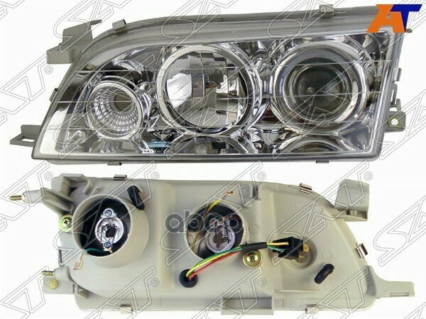 Фара Toyota Corolla (E100) 91-02 (Слева/ Галоген/ Ручная регулировка/ линза) Sat арт. ST-212-1142DL