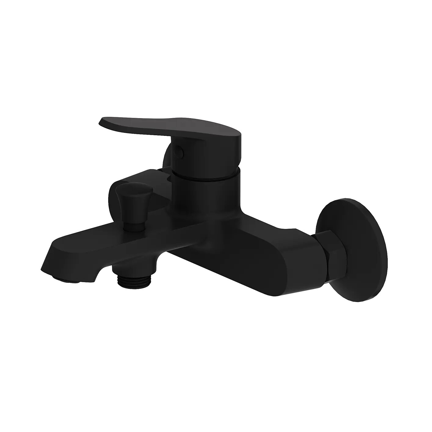 Смеситель для ванны Damixa Alder 641000300 однорычажный цвет черный матовый